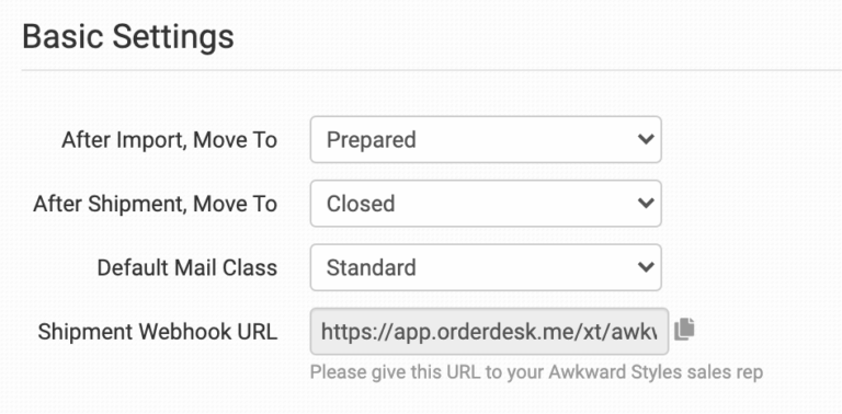 Awkward Styles Integration - Order Desk Knowledge Base