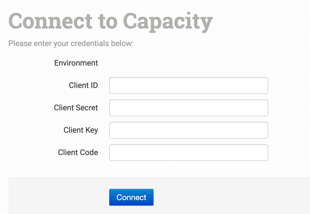 Capacity Integration - Order Desk Knowledge Base