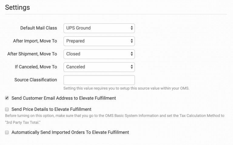 Elevate Fulfillment Integration - Order Desk Knowledge Base