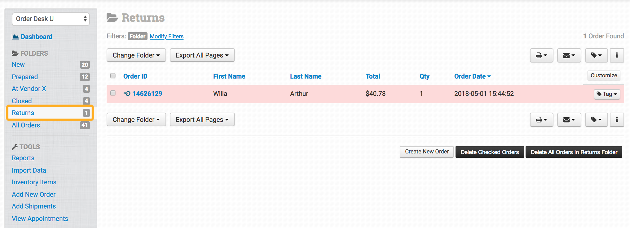 How to Handle Returns - Order Desk Knowledge Base
