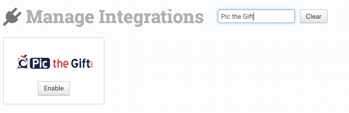 Pic the Gift Integration - Order Desk Knowledge Base