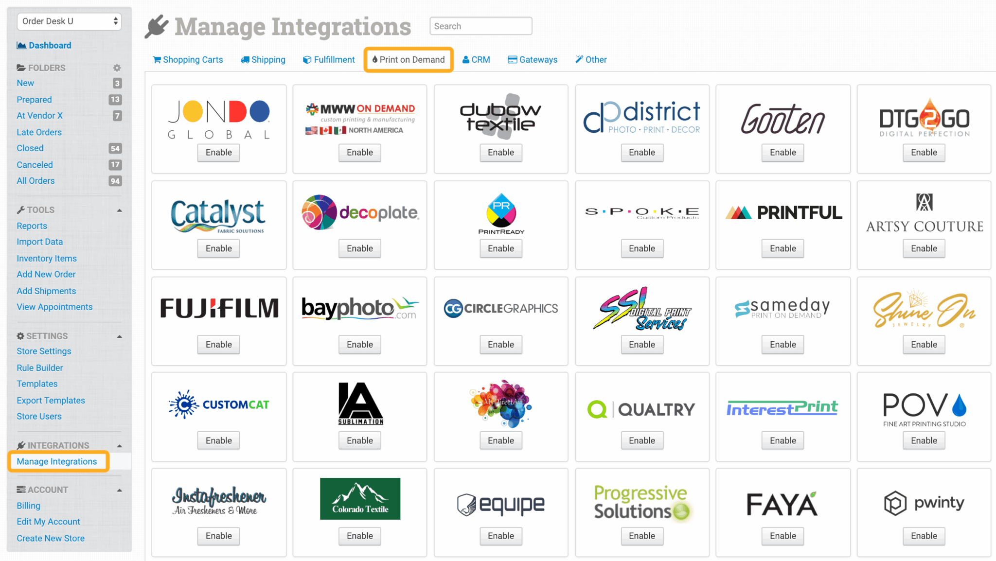 Pic the Gift Integration - Order Desk Knowledge Base