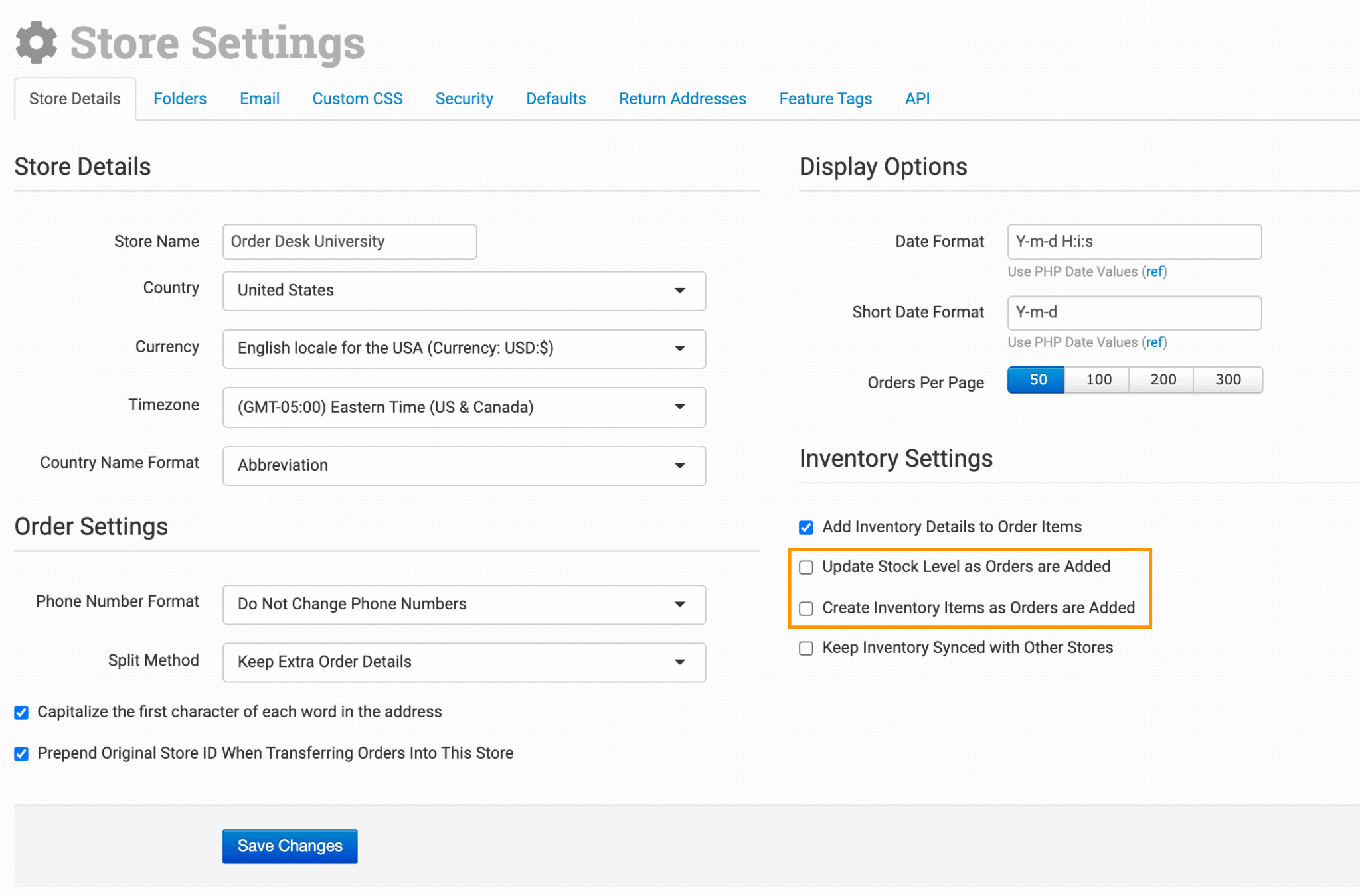 Quick Start: Orders and Inventory - Order Desk Knowledge Base