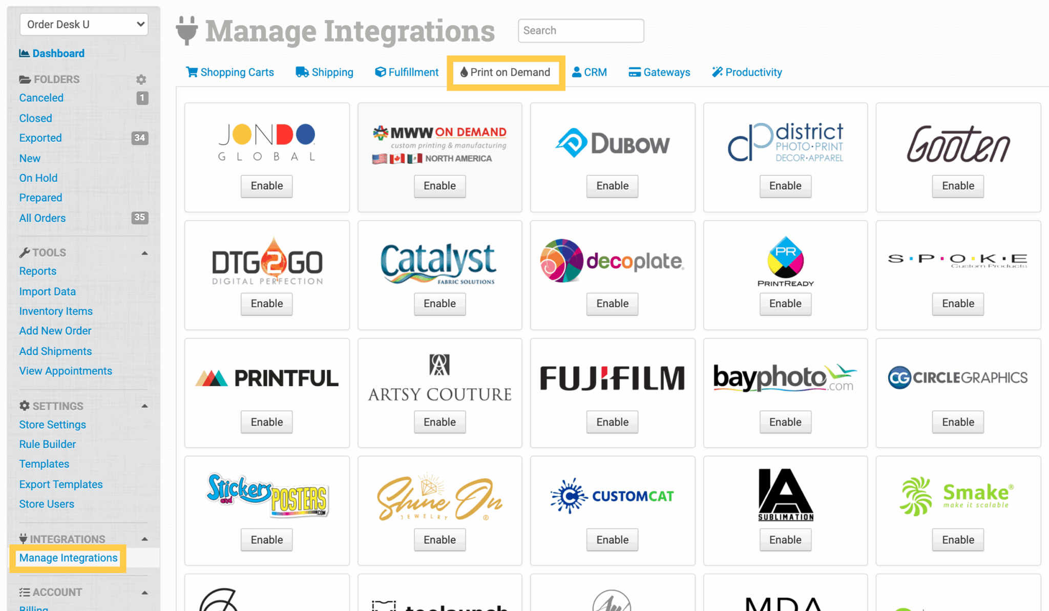 SwiftPOD Integration - Order Desk Knowledge Base